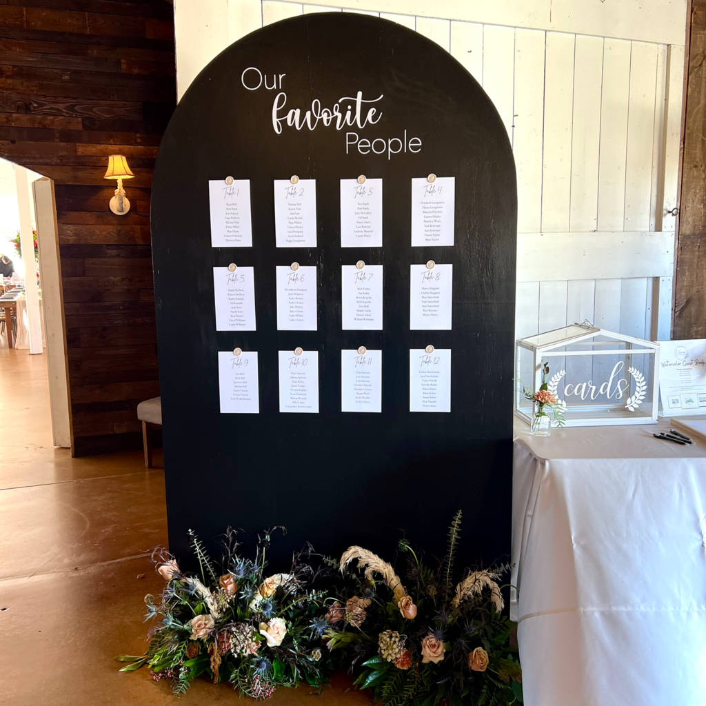 Escort Black Seating Chart - Venue 5126