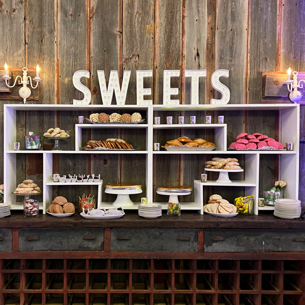 White Stacked Sweets Package - Venue 5126